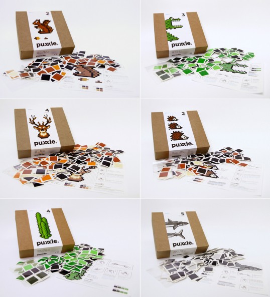 Puxxle : Les puzzles pixel art à coller sur vos murs - Le blog déco