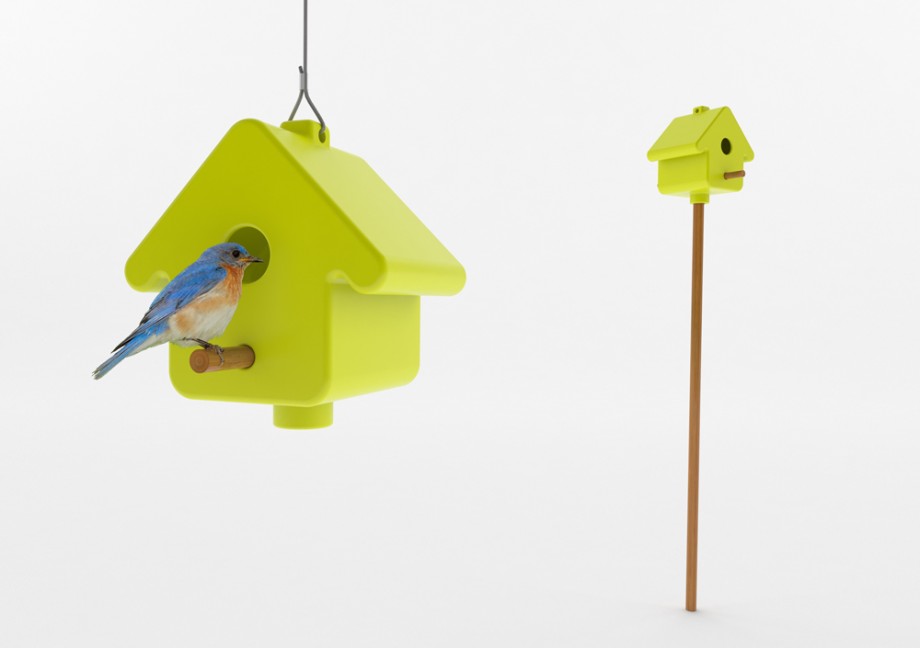 Nichoir design Picto par Birds for Design - Le blog déco