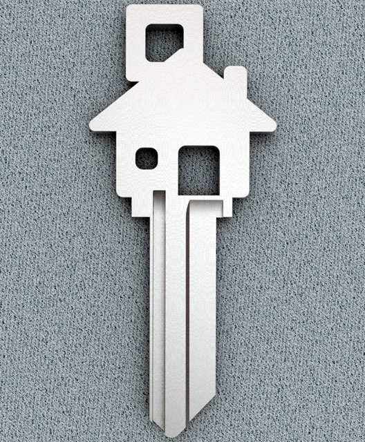 House Key : La clé en forme de Maison - Le blog déco